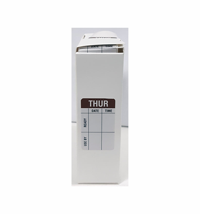 Shelf Life Sticker - Thursday - PHA000-THURS – CIMC Hut Shop